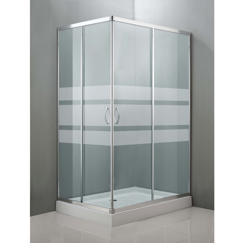 Mampara ducha angular 2 puertas plato 70x100 cm | Ferreterías cerca de ...