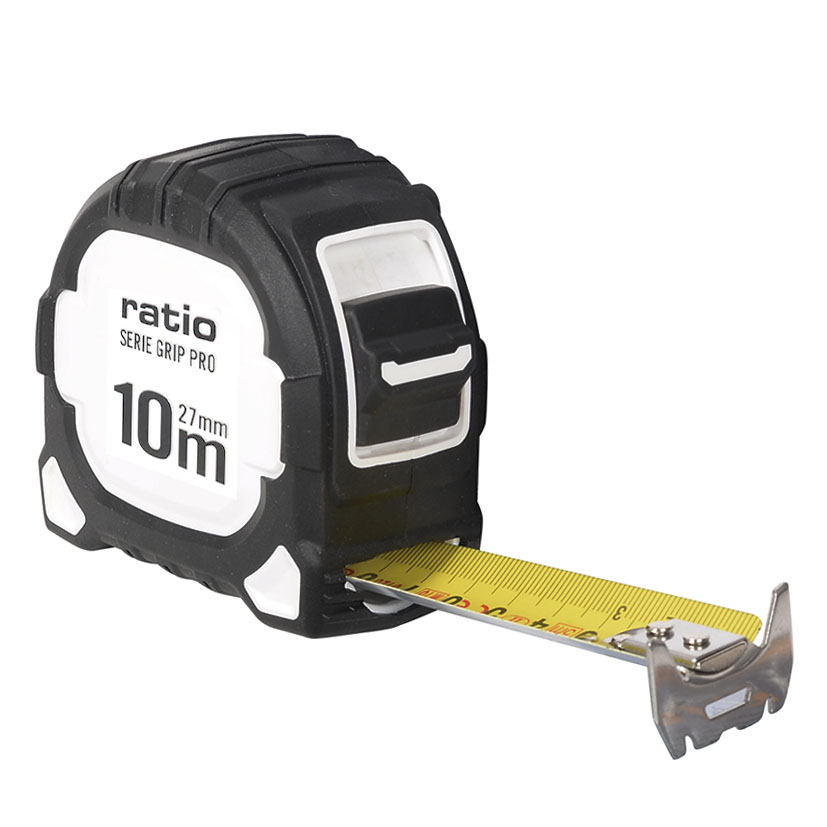 Flexómetro RATIO Grip Pro 10 m x 27 mm | Ferreterías cerca de ti - Cadena88
