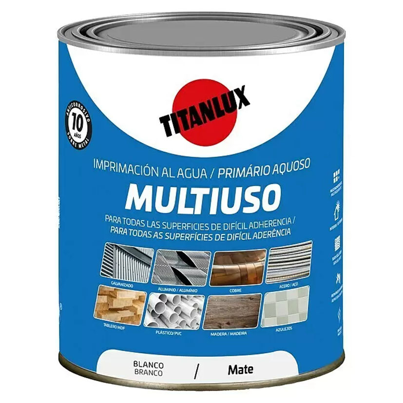 Imprimación al agua TITANLUX multiuso Gris | Ferreterías cerca de ti ...
