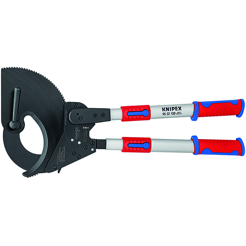 Cortacables tipo carraca con mangos telescópicos KNIPEX 95 32 100 ...